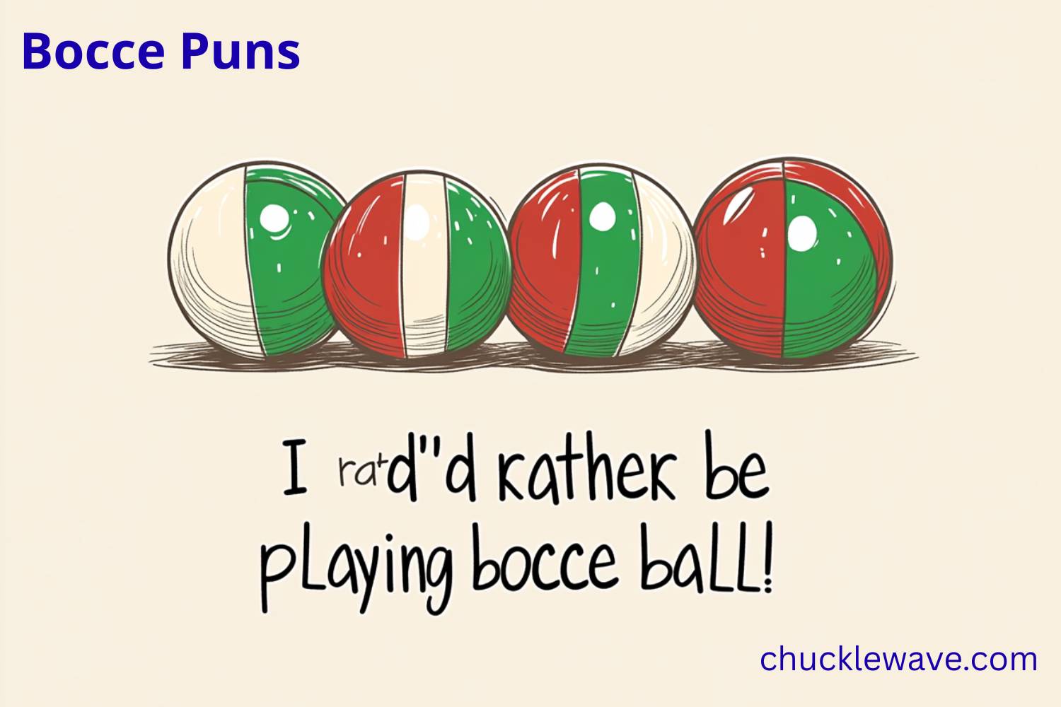 210+ Bocce Puns & Jokes That Roll Into Laughs - chucklewave.com